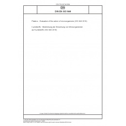 DIN EN ISO 846 - European Standards