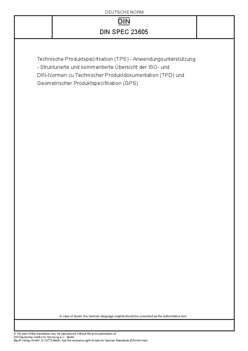 DIN SPEC 23605