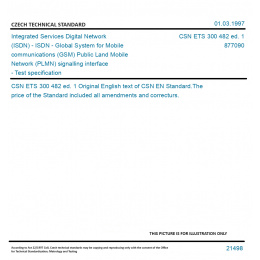 CSN ETS 300 482 ed. 1 - Integrated Services Digital Network (ISDN ...