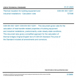 CSN EN ISO 12241 - Thermal insulation for building equipment and ...