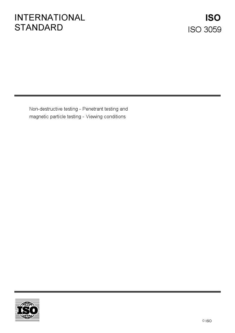 ISO 3059 - European Standards