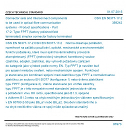 CSN EN 50377-17-2 - Connector sets and Interconnect components to be ...