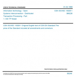 CSN ISO/IEC 10026-1 - Information technology - Open Systems Interconnection - Distributed ...