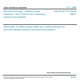 CSN ISO/IEC TR 15504-8 - Information technology - Softaware process ...