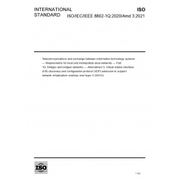 ISO/IEC/IEEE 8802-1Q:2020/Amd 3:2021