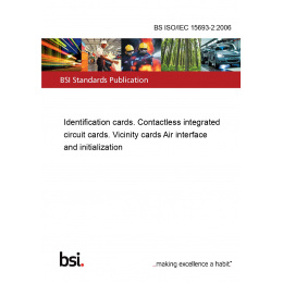 BS ISO/IEC 15693-2:2006 Identification cards. Contactless integrated ...