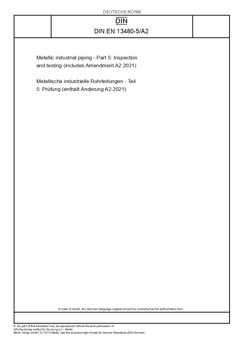 DIN EN 13480-5/A2