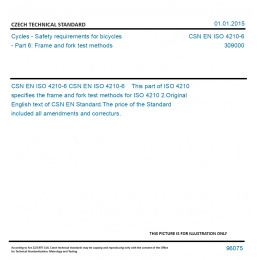 CSN EN ISO 4210-6 - Cycles - Safety requirements for bicycles - Part 6 ...