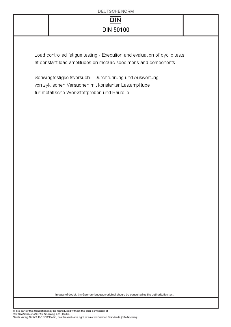 DIN 50100