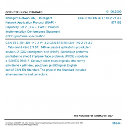 CSN ETSI EN 301 140-2 V1.3.3 - Intelligent Network (IN) - Intelligent ...