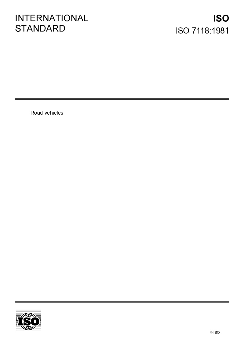 ISO 7118:1981