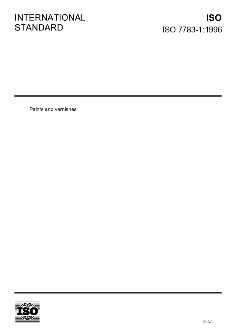 ISO 7783-1:1996