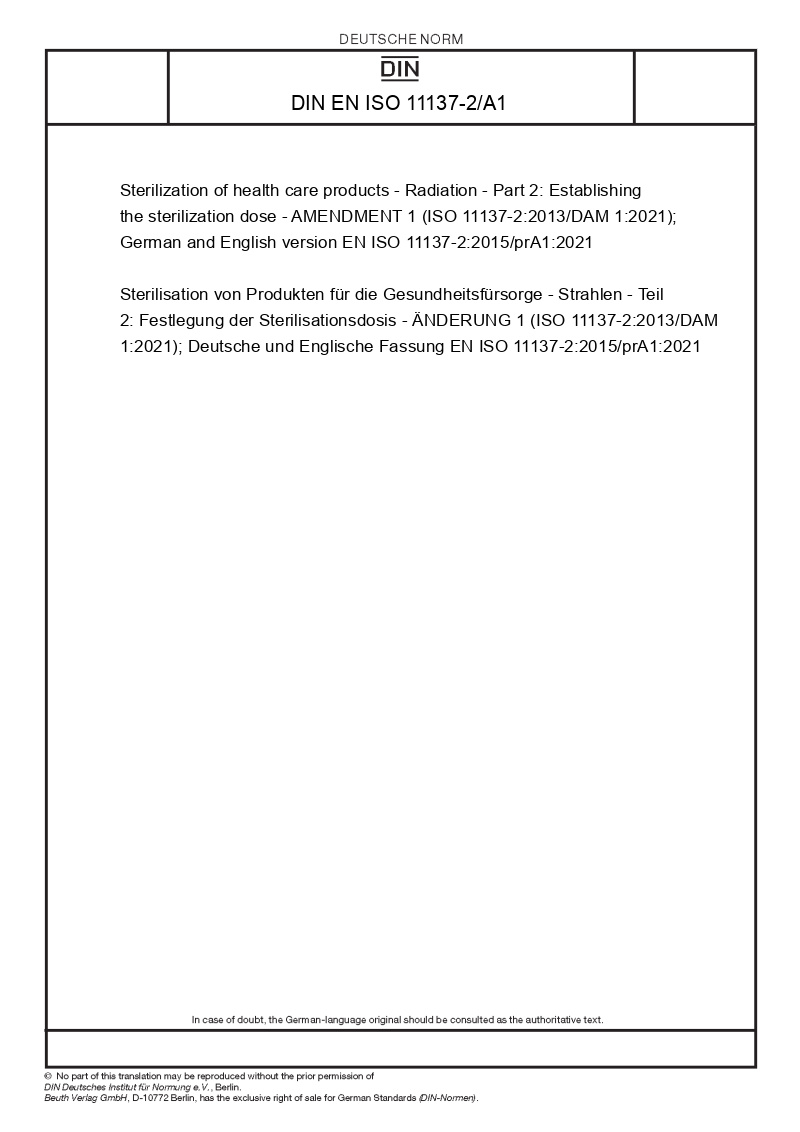 DIN EN ISO 11137-2/A1
