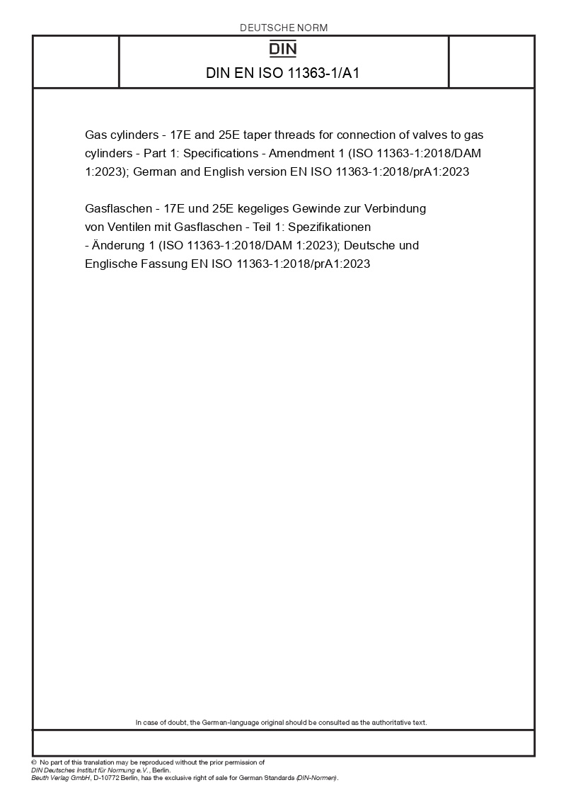 DIN EN ISO 11363-1/A1