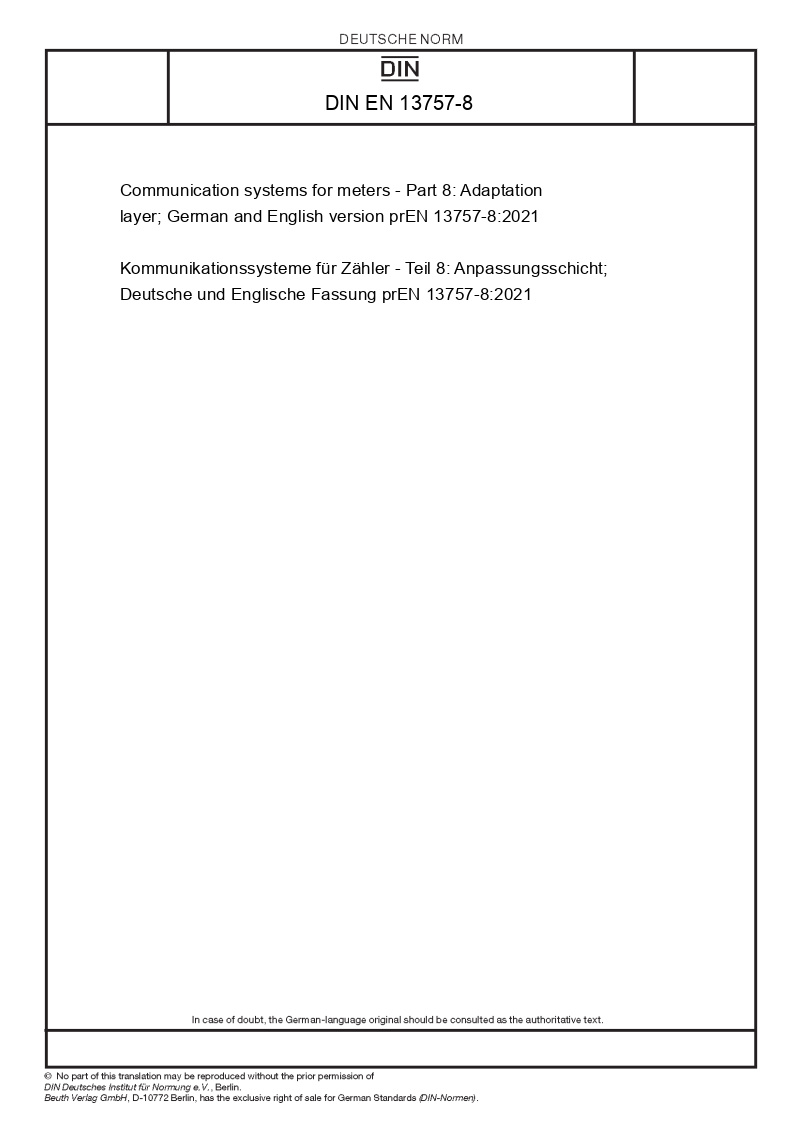 DIN EN 13757-8