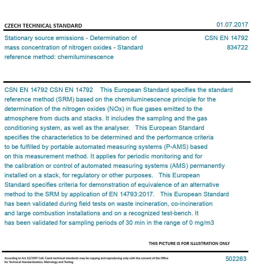 CSN EN 14792 - Stationary source emissions - Determination of mass ...