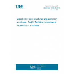 UNE EN 1090-3:2019 Execution of steel structures and aluminium ...