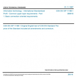 CSN EN ISP 11188-1 - Information technology - International ...