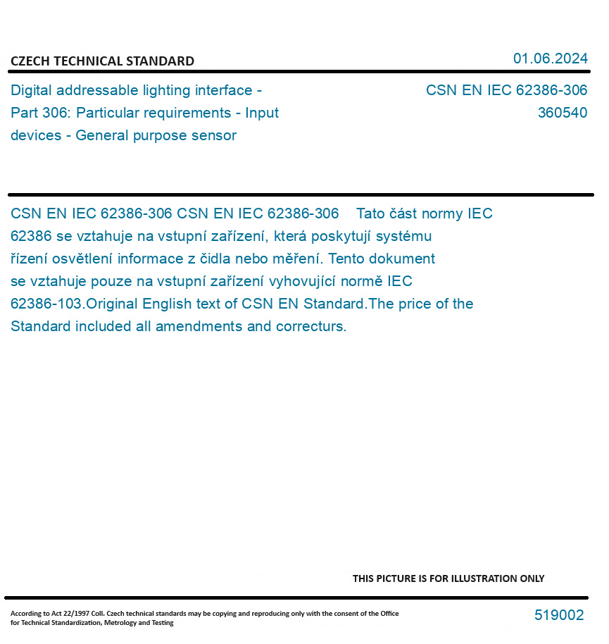 CSN EN IEC 62386-306 - Digital addressable lighting interface - Part ...