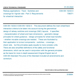CSN EN 13232-3 - Railway applications - Track - Switches and crossings ...