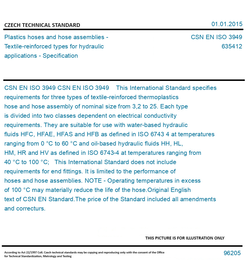 CSN EN ISO 3949 - Plastics hoses and hose assemblies - Textile ...