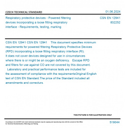 CSN EN 12941 - Respiratory protective devices - Powered filtering ...