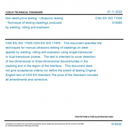 CSN EN ISO 17405 - Non-destructive testing - Ultrasonic testing ...