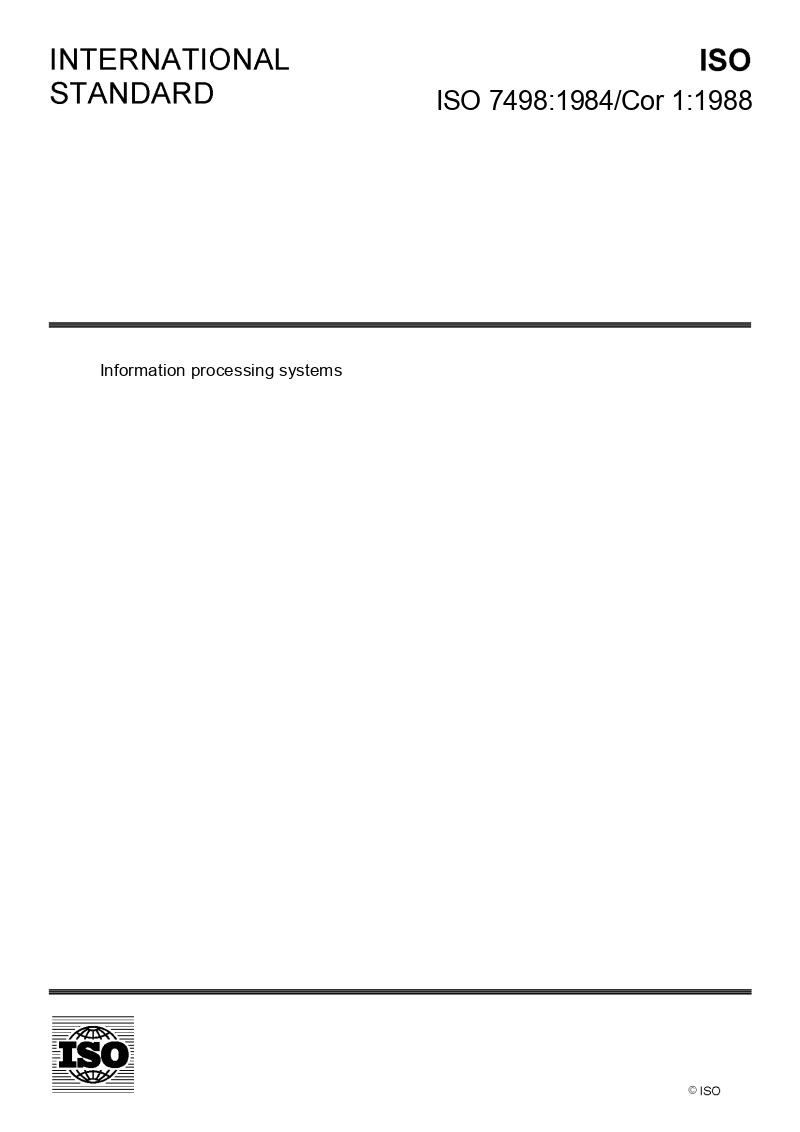 ISO 7498:1984/Cor 1:1988