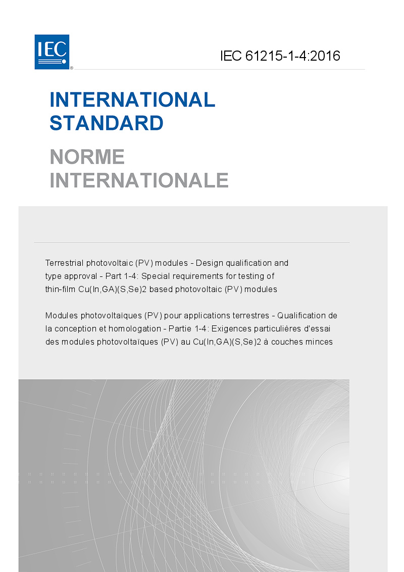 IEC 61215-1-4:2016