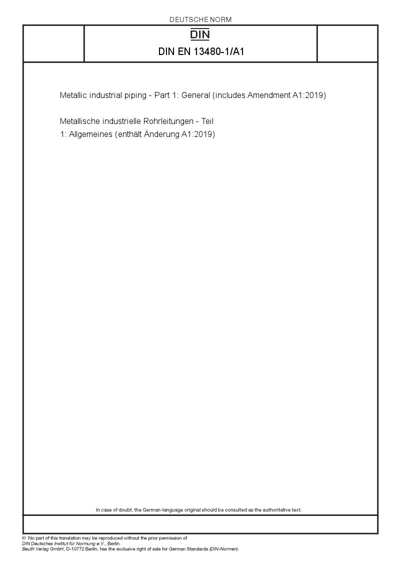 DIN EN 13480-1/A1