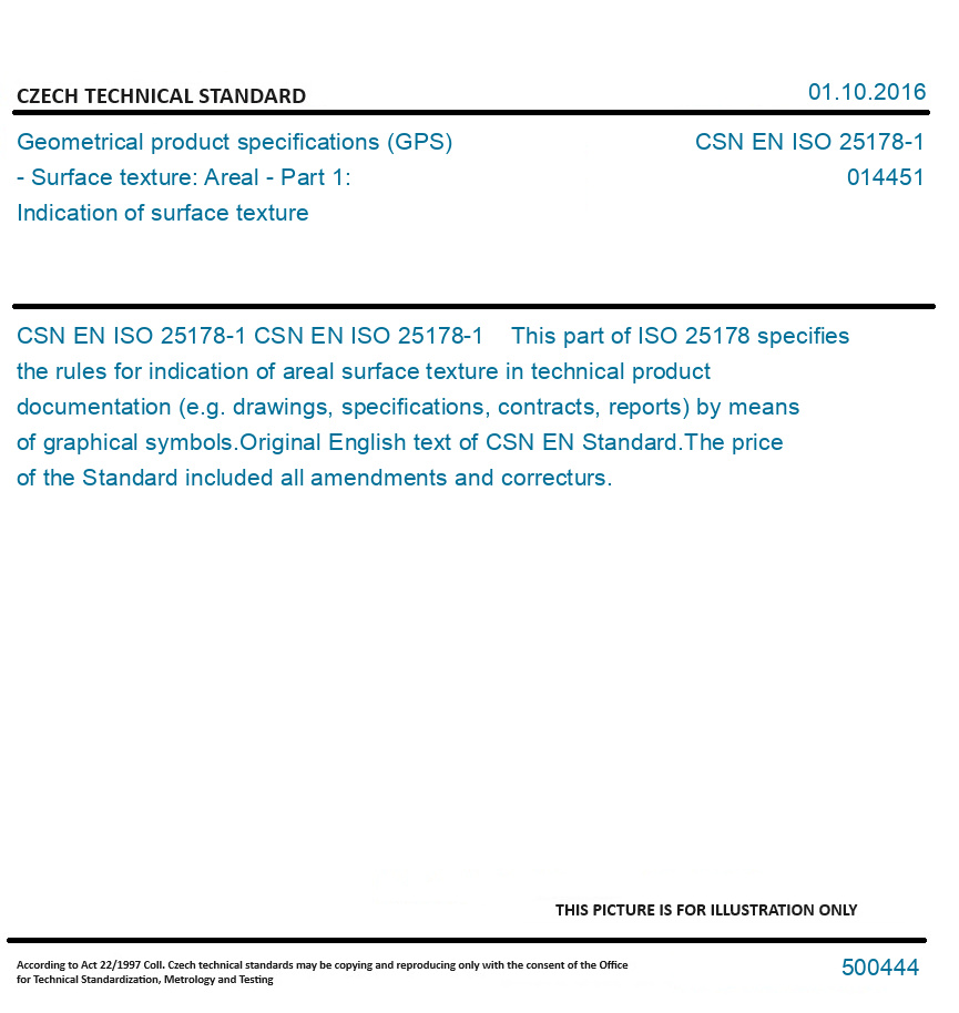 CSN EN ISO 25178-1 - Geometrical product specifications (GPS) - Surface ...