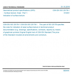 CSN EN ISO 25178-1 - Geometrical product specifications (GPS) - Surface ...
