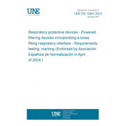 UNE EN 12941:2023 Respiratory protective devices - Powered filtering ...