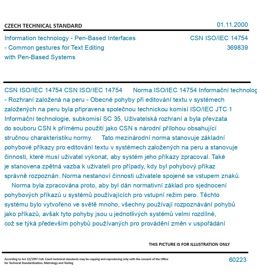 CSN ISO/IEC 14754 - Information technology - Pen-Based Interfaces ...
