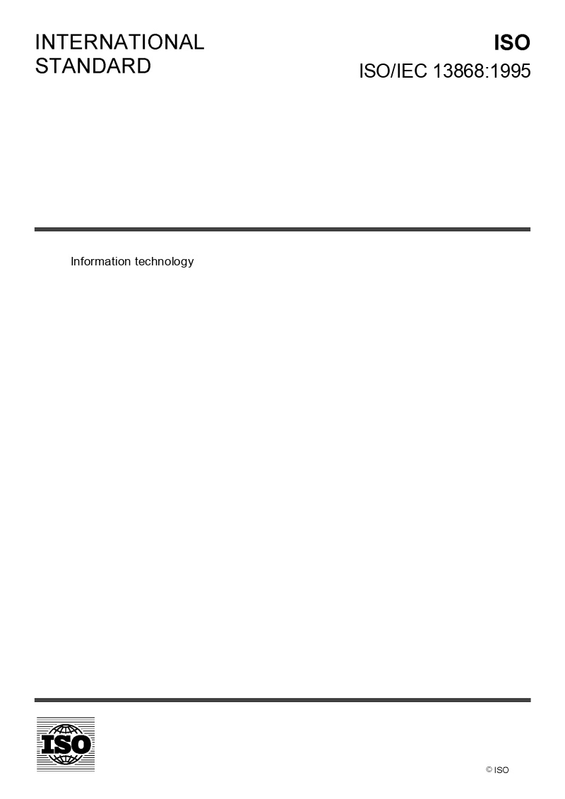 ISO/IEC 13868:1995