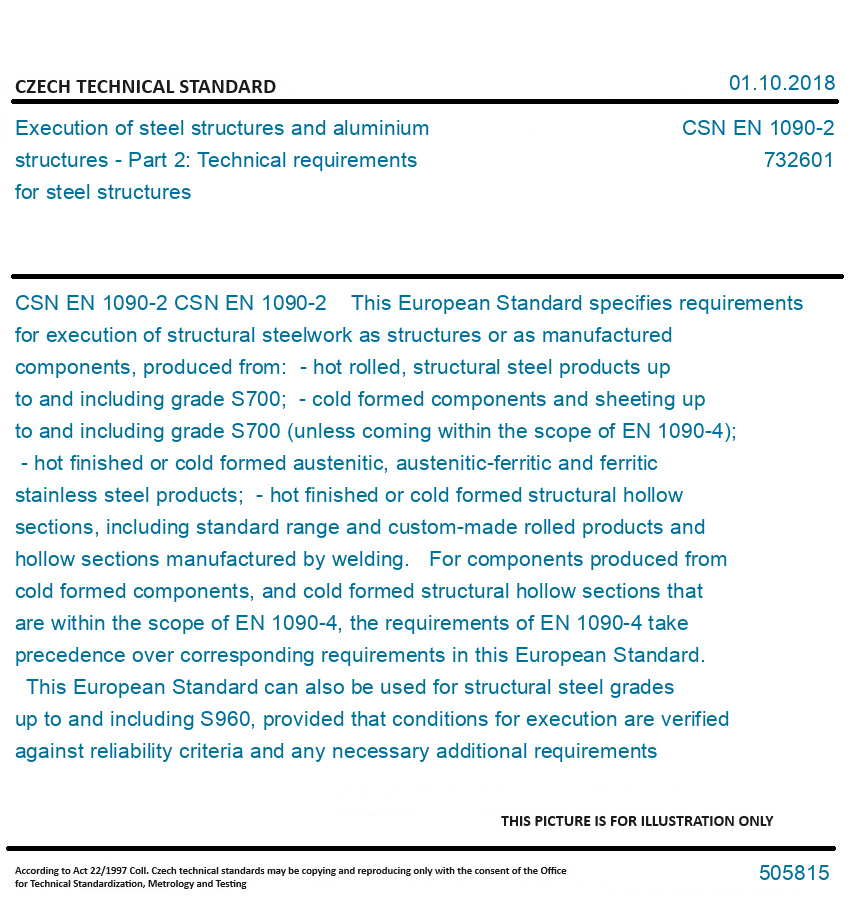 CSN EN 1090-2 - Execution of steel structures and aluminium structures ...