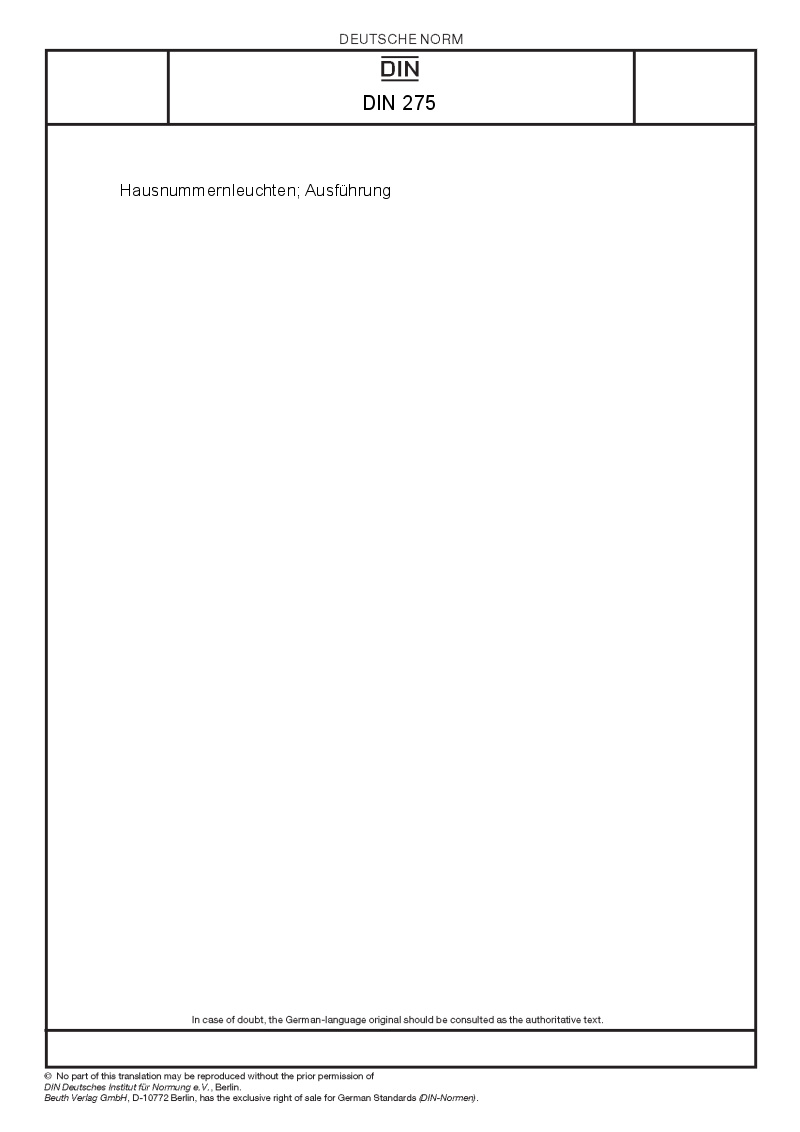 DIN 275