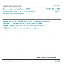 CSN EN ISO 25178-2 - Geometrical product specifications (GPS) - Surface ...
