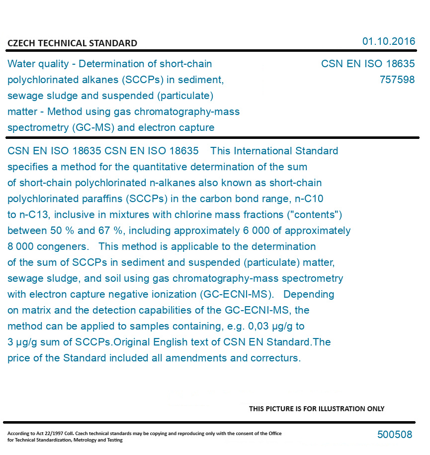 CSN EN ISO 18635 - Water quality - Determination of short-chain ...